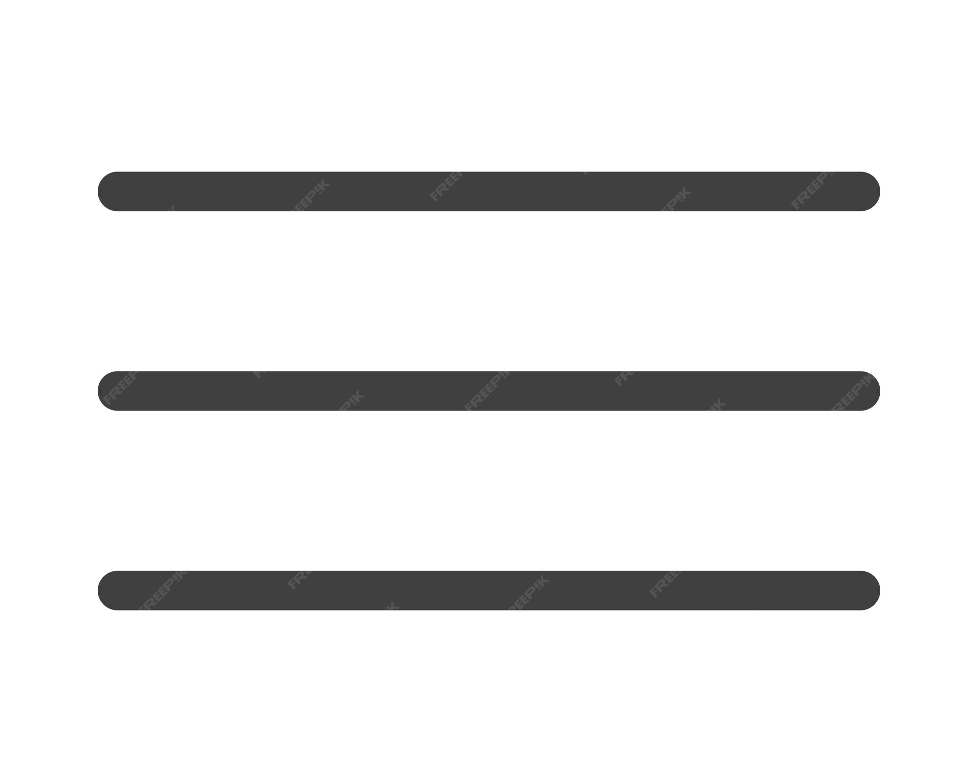 Premium Vector Hamburger Menu Icon Buttons Website Ui Navigation Mobile App Design Elements