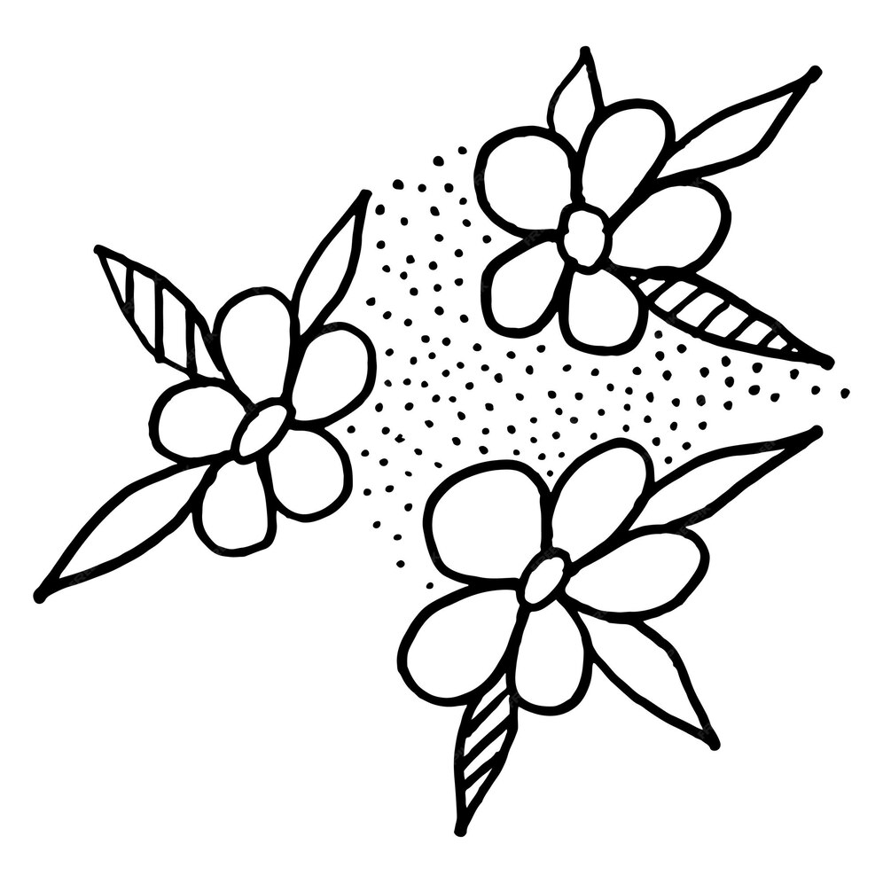 Premium Vector | Hand drawn black and white doodle sketch illustration Premium Vector | Hand drawn black and white doodle sketch illustration
