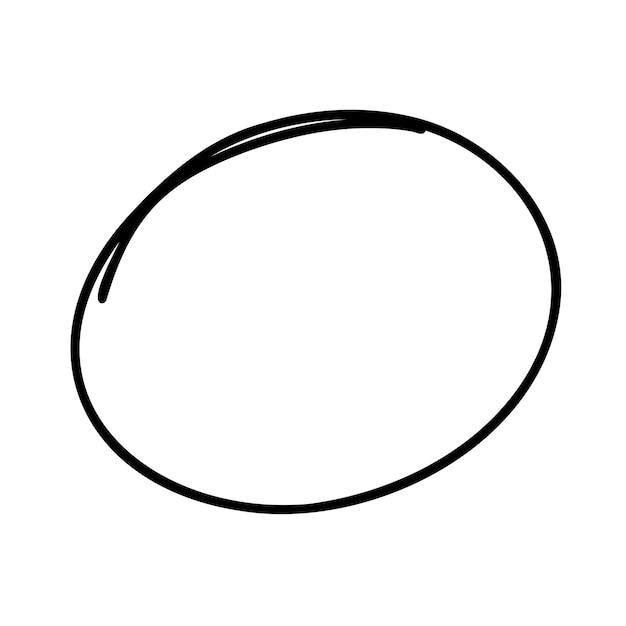 Premium Vector | Hand drawn doodle oval sketch marker pen highlight ... Premium Vector | Hand drawn doodle oval sketch marker pen highlight ...
