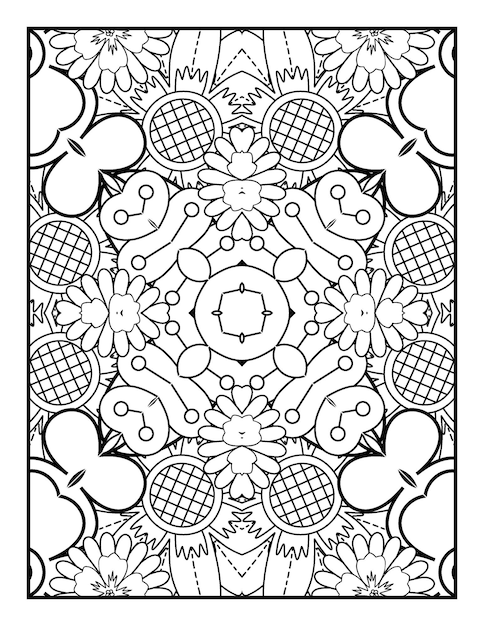 Premium Vector Hand Drawn Flower Illustration And Floral Coloring