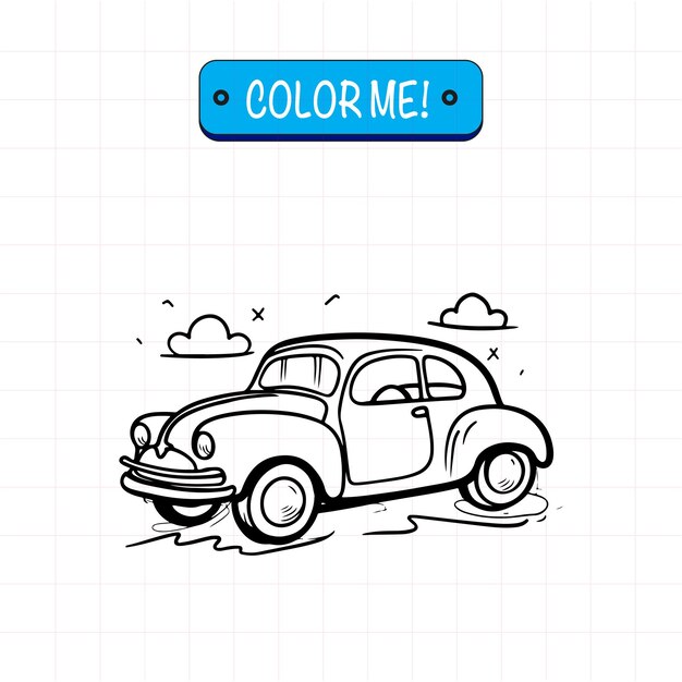 Premium Vector | Hand drawn kid outline illustration kawaii coloring ... Premium Vector | Hand drawn kid outline illustration kawaii coloring ...