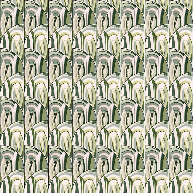 Premium Vector Hand Drawn Linear Seamless Pattern Vintage Line