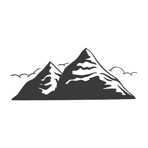 Hand drawn mountain range | Premium AI-generated vector Hand drawn mountain range | Premium AI-generated vector