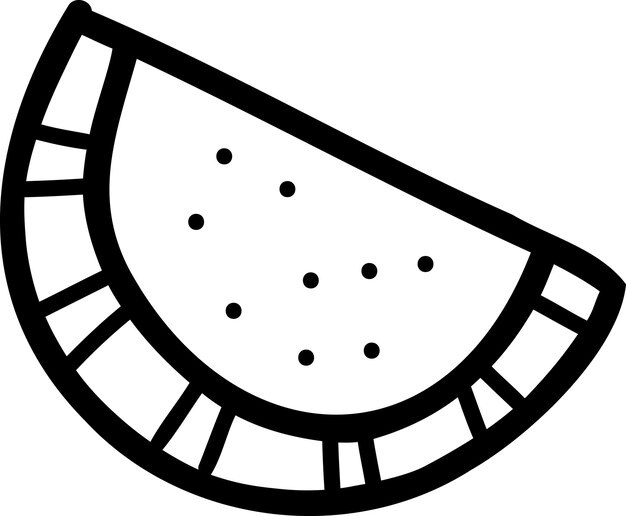 Premium Vector | Hand drawn sliced watermelon illustration Premium Vector | Hand drawn sliced watermelon illustration