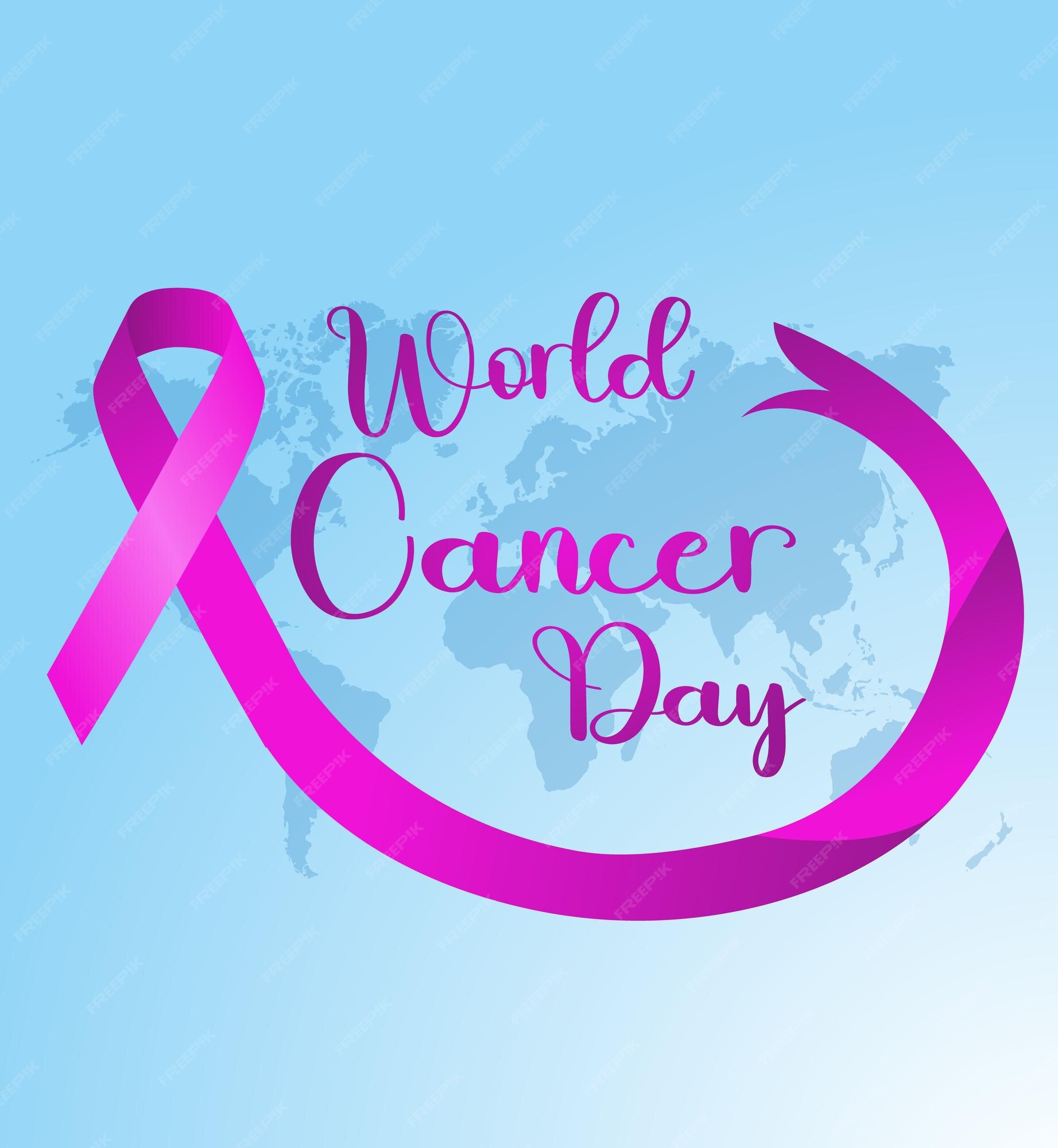 Premium Vector Hand Drawn World Cancer Day Illustration
