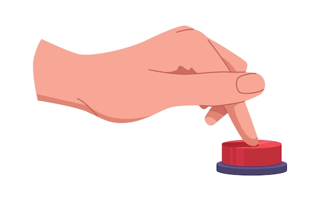 Premium Vector | Hand pushing and pressing button finger pressing ... Premium Vector | Hand pushing and pressing button finger pressing ...