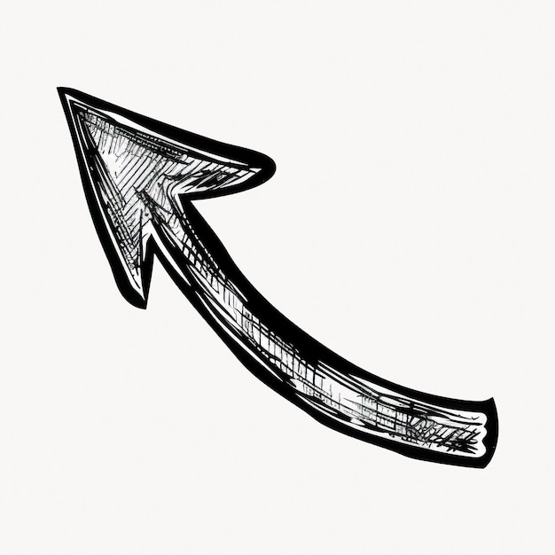 Premium Vector | Handdrawn black arrow sketch Premium Vector | Handdrawn black arrow sketch