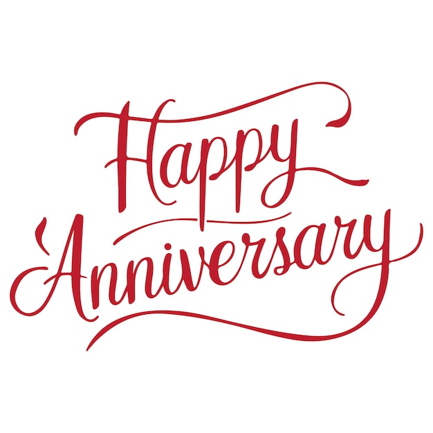 Premium Vector | Happy anniversary typography letter vector style Premium Vector | Happy anniversary typography letter vector style