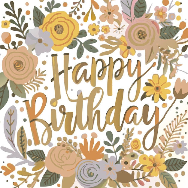 Premium Vector | Happy Birthday Greeting card vector illustration Premium Vector | Happy Birthday Greeting card vector illustration