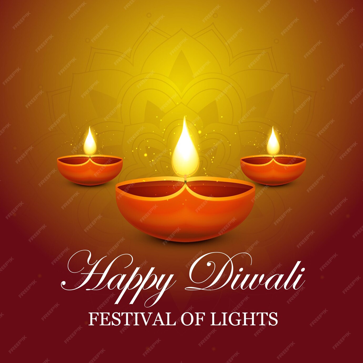 Premium Vector Happy Diwali Festival Of Lights Social Media Post