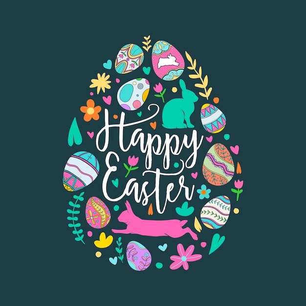 Premium Vector | Happy Easter vector Premium Vector | Happy Easter vector