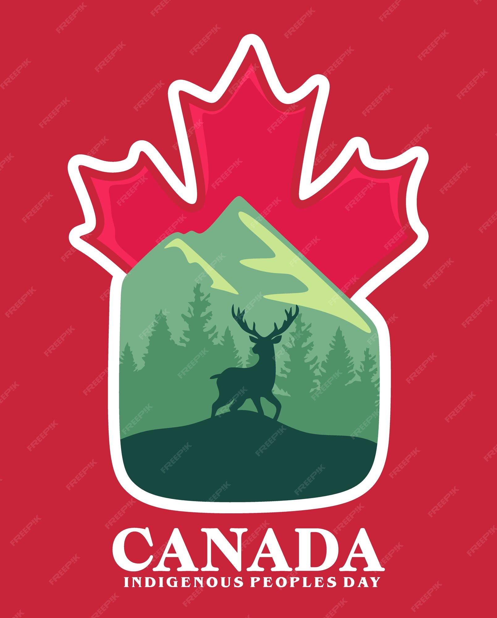 Premium Vector | Happy Indigenous Peoples Day of Canada to all ... Premium Vector | Happy Indigenous Peoples Day of Canada to all ...