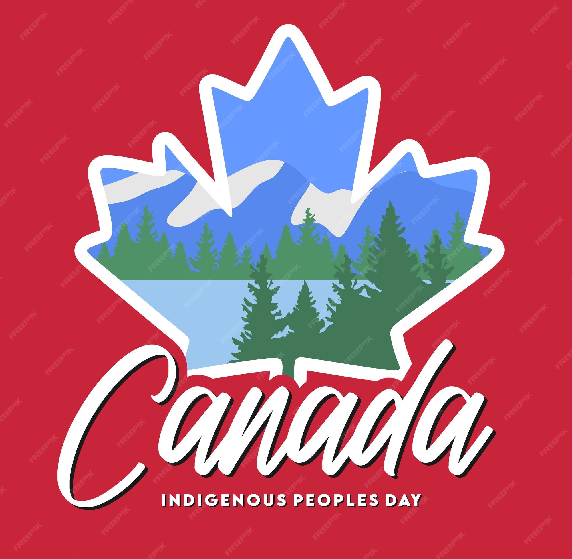 Premium Vector | Happy Indigenous Peoples Day of Canada to all ... Premium Vector | Happy Indigenous Peoples Day of Canada to all ...