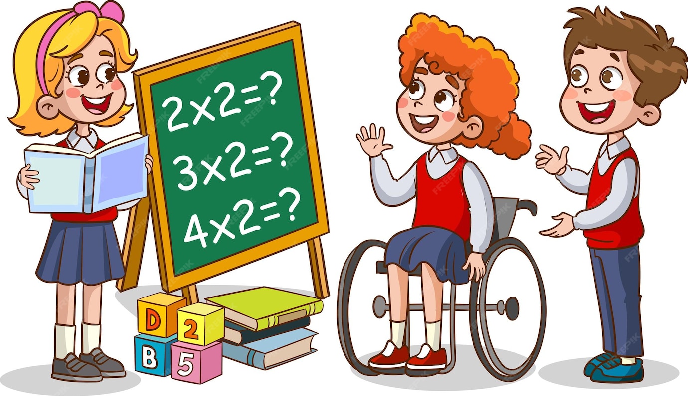 Premium Vector | Happy kids learning math. child person do math ... Premium Vector | Happy kids learning math. child person do math ...