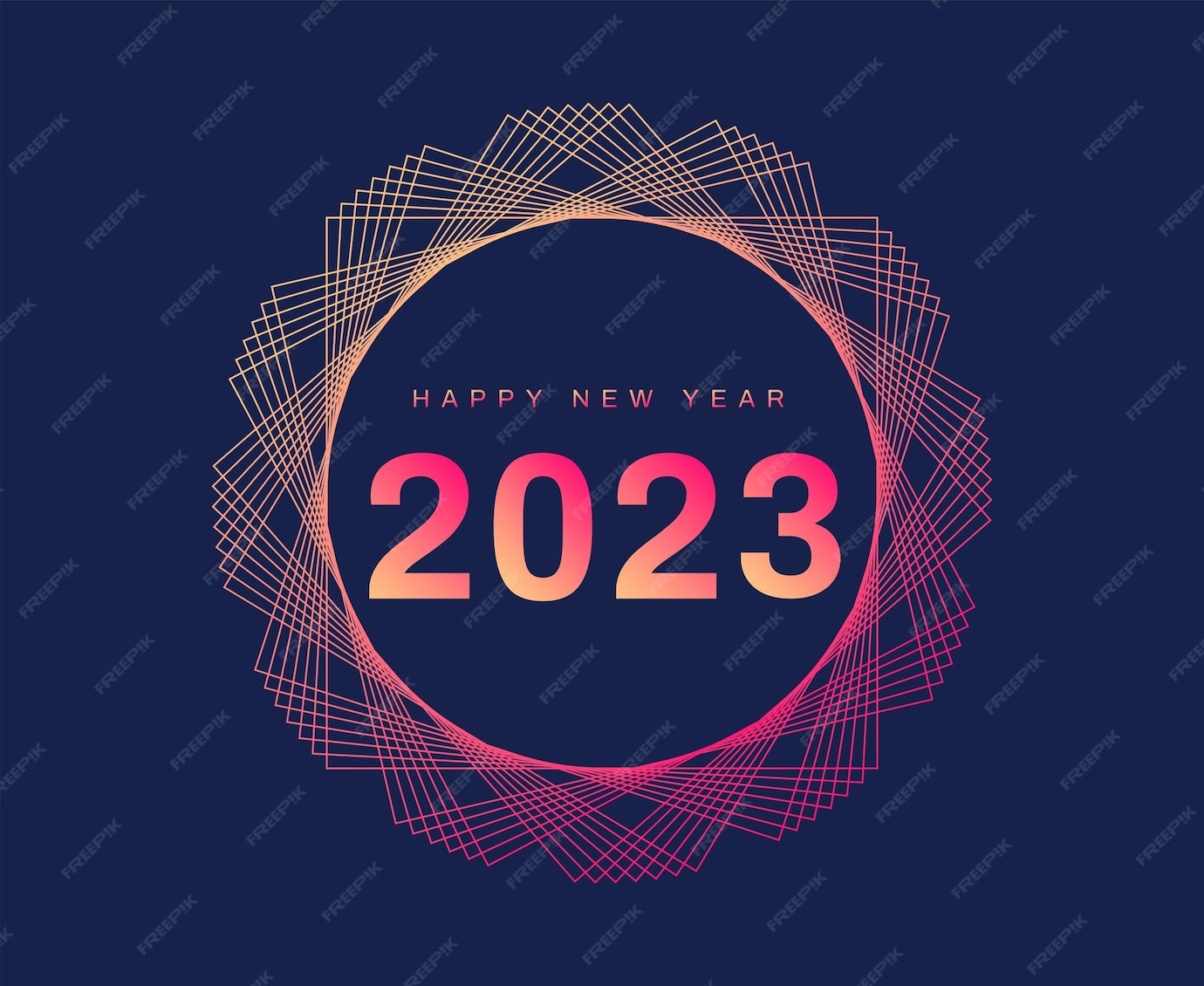 Premium Vector | Happy new year 2023 abstract line gradient colorful ... Premium Vector | Happy new year 2023 abstract line gradient colorful ...