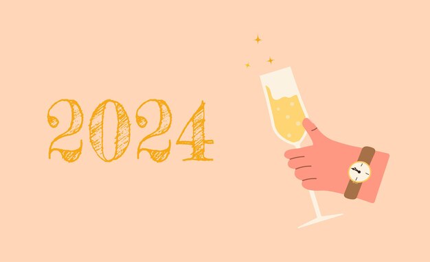 Cheers New Year 2024 Vectors & Illustrations for Free Download Cheers New Year 2024 Vectors & Illustrations for Free Download