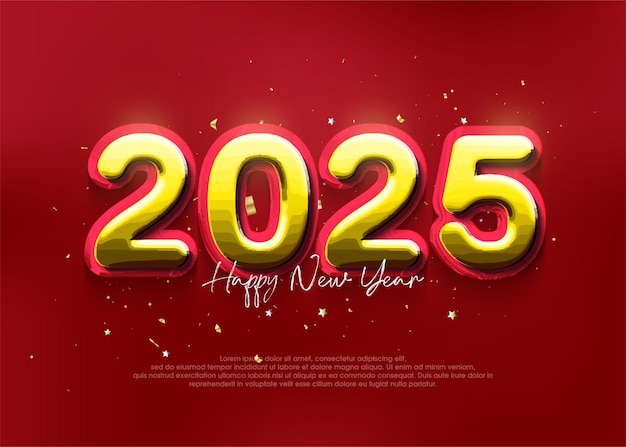 Premium Vector | Happy new year 2025 background with luxury gold ... Premium Vector | Happy new year 2025 background with luxury gold ...