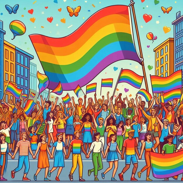 Premium Vector | Happy pride month banner design LGBTQ celebrating ... Premium Vector | Happy pride month banner design LGBTQ celebrating ...
