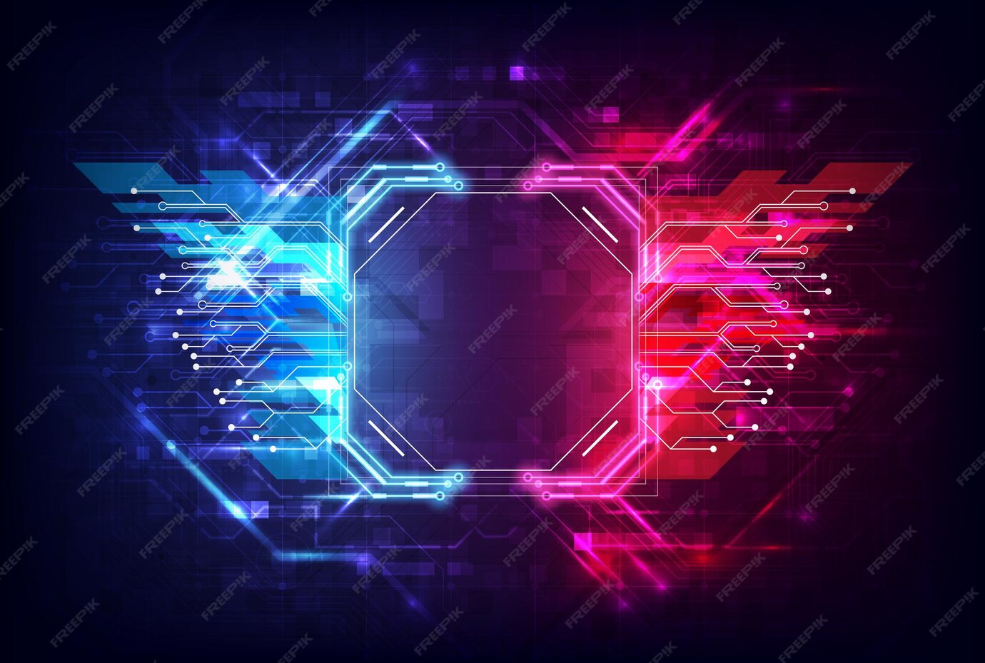 Premium Vector | Hardware and software background Circuit board Chip ...