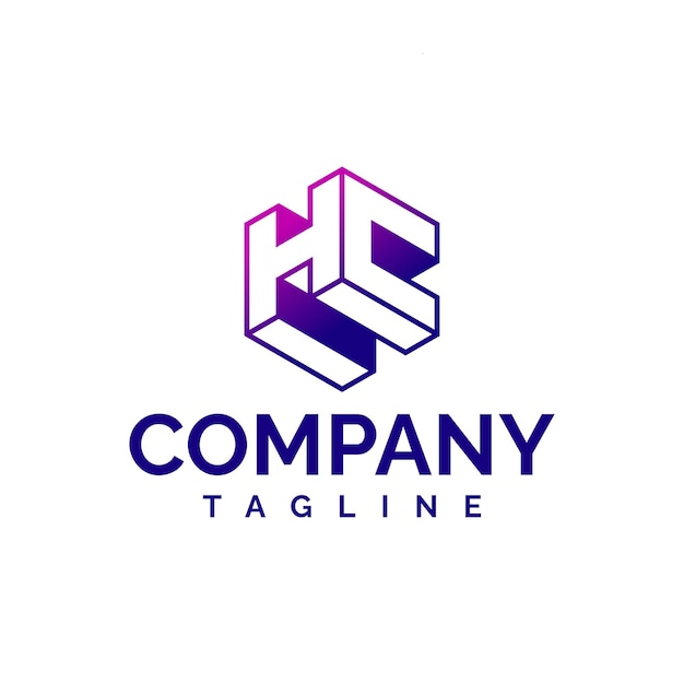 Premium Vector | HC Monogram logo Premium Vector | HC Monogram logo
