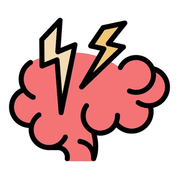 Premium Vector | Headache icon outline headache vector icon color flat ... Premium Vector | Headache icon outline headache vector icon color flat ...