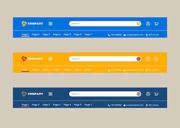 Premium Vector | Header wireframe for user friendly website. website ui ux interface minimalist ...