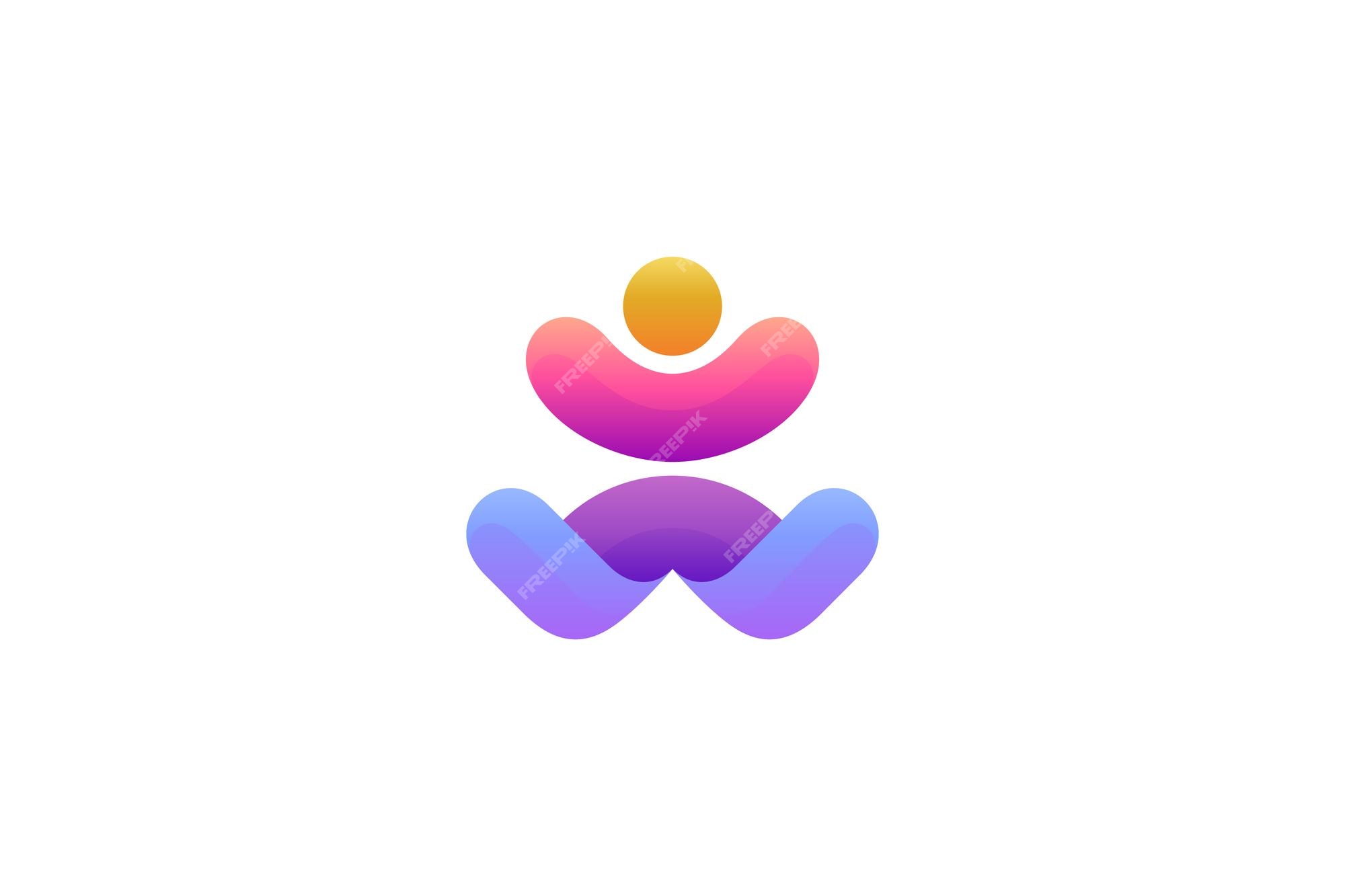 Premium Vector | Healthy and cheerful baby logo Premium Vector | Healthy and cheerful baby logo