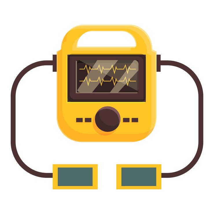 Premium Vector | Heart defibrillator icon cartoon of heart ... Premium Vector | Heart defibrillator icon cartoon of heart ...