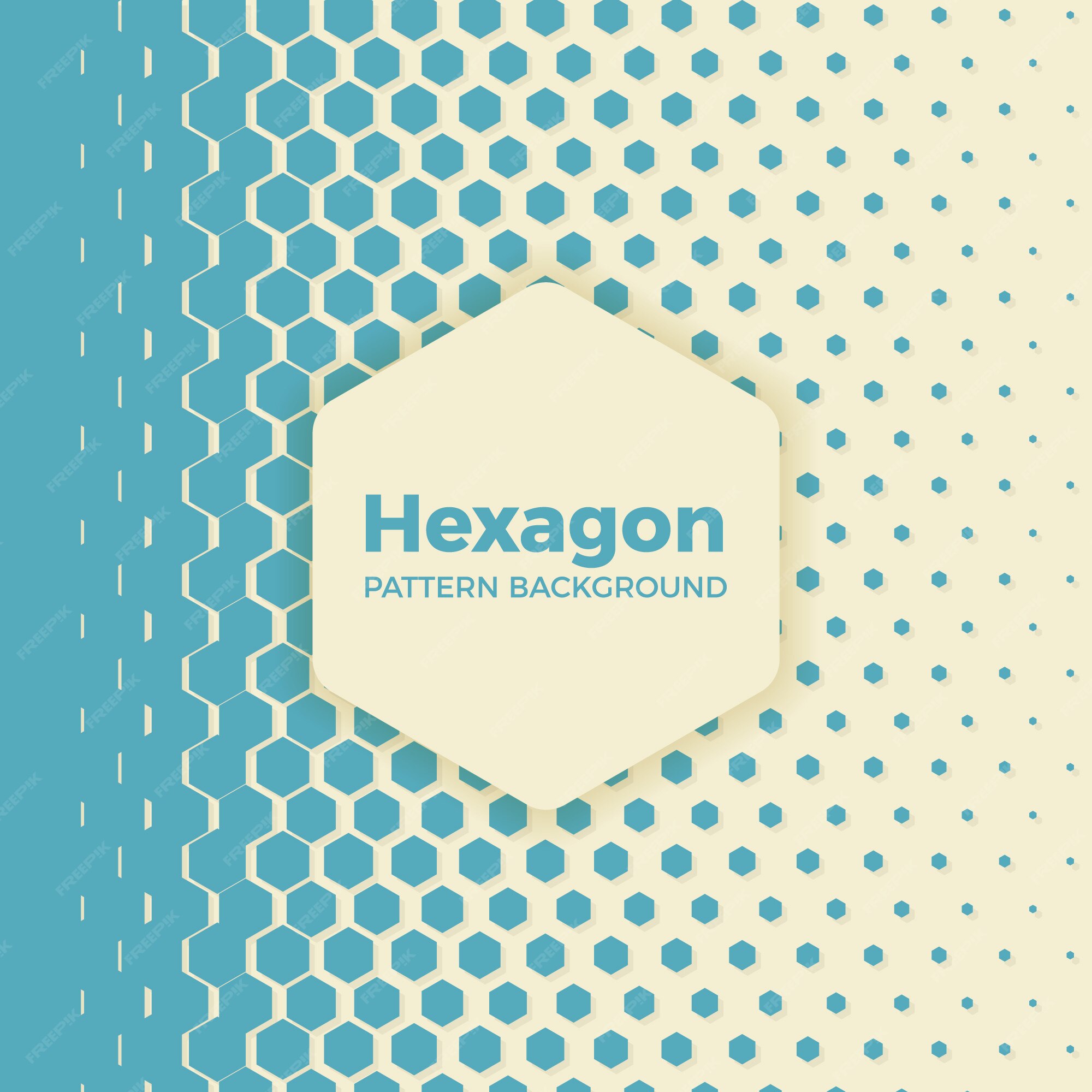Premium Vector | Hexagon halftone pattern background Premium Vector | Hexagon halftone pattern background
