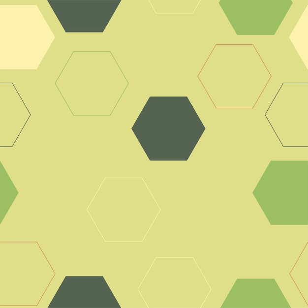 Premium Vector | Hexagonal camouflage seamless pattern Premium Vector | Hexagonal camouflage seamless pattern
