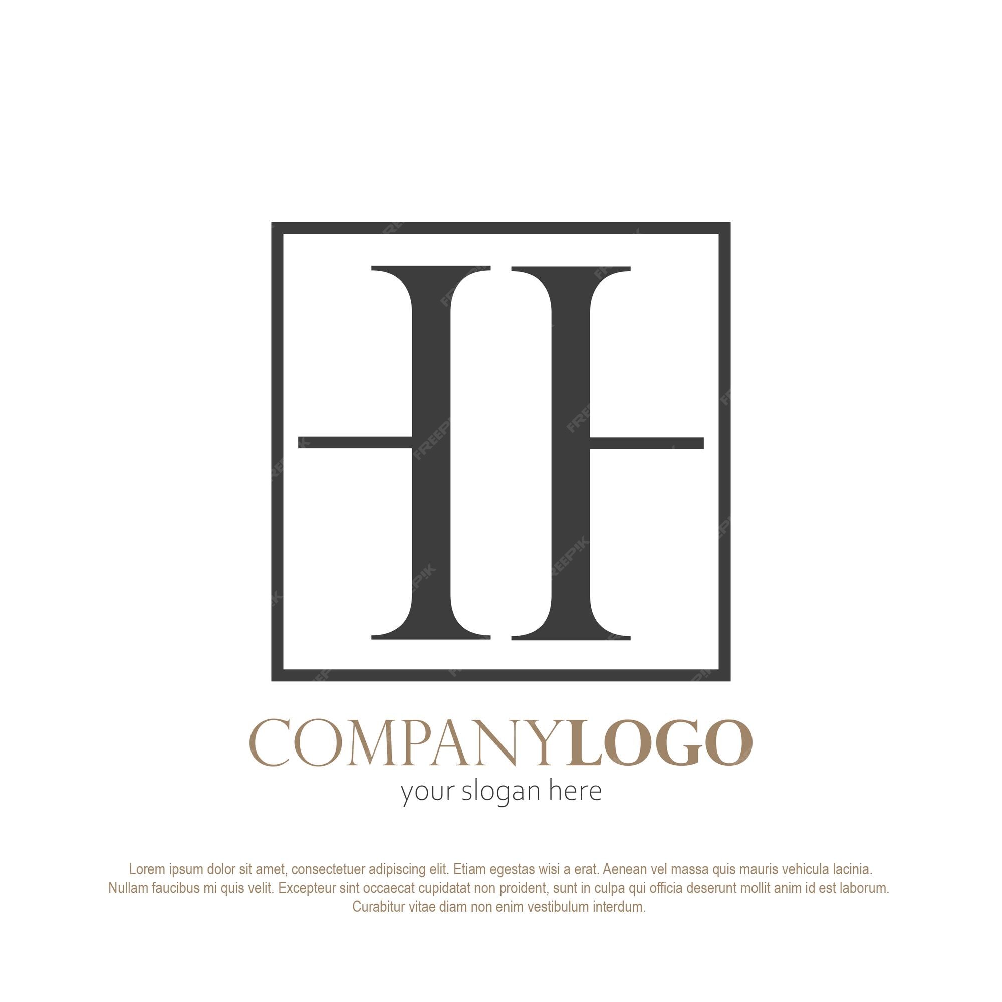 Premium Vector | HH logo monogram elegant Premium Vector | HH logo monogram elegant