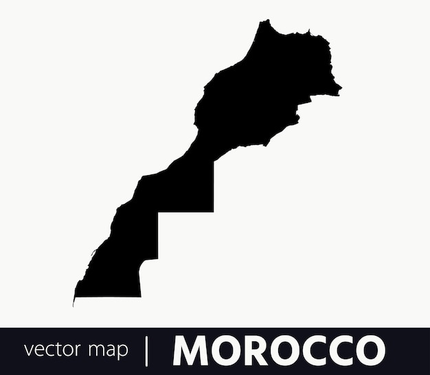 Premium Vector | High Detailed Vector Map Morocco Premium Vector | High Detailed Vector Map Morocco