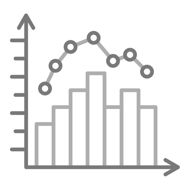 Premium Vector | Histogram Icon Premium Vector | Histogram Icon