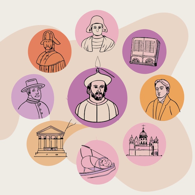 History vector illustration line circuit | Premium AI-generated vector History vector illustration line circuit | Premium AI-generated vector