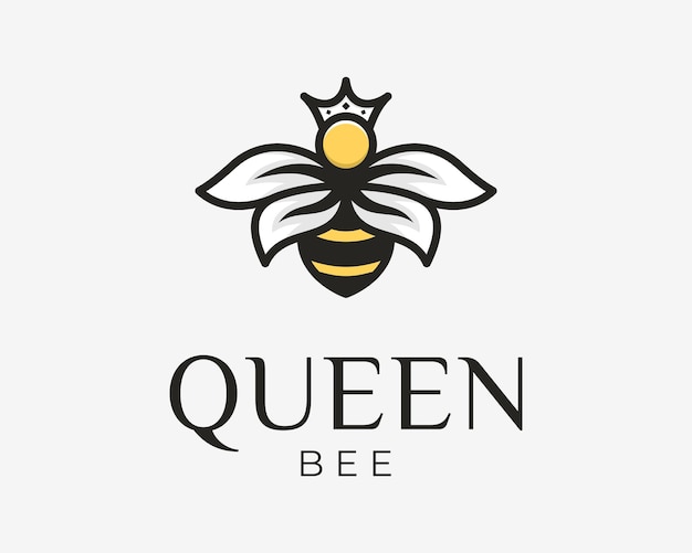 Premium Vector | Honey Bee Insect Wing Fly Buzz Bees Crown Queen King ... Premium Vector | Honey Bee Insect Wing Fly Buzz Bees Crown Queen King ...