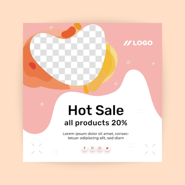 Premium Vector | Hot sale special offer sale offer promotion square ... Premium Vector | Hot sale special offer sale offer promotion square ...