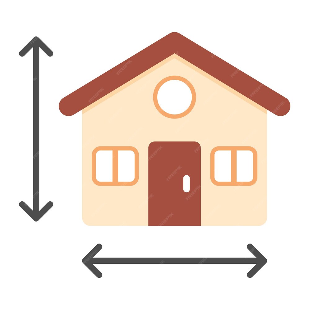 Premium Vector | House Measurement Vector Illustration Style Premium Vector | House Measurement Vector Illustration Style