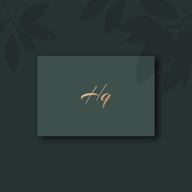 Premium Vector | Hq logo design vector image Premium Vector | Hq logo design vector image