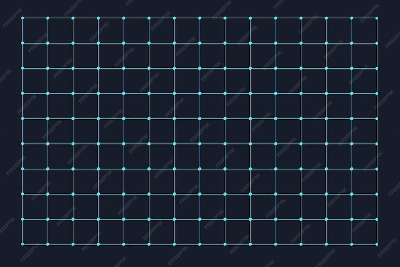 Premium Vector | Hud interface grid dot array and matrix symbol ...