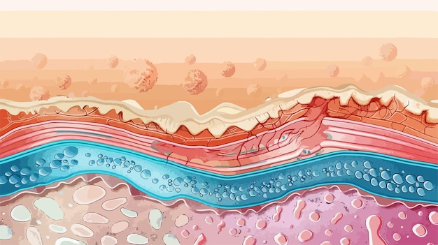 Human Skin Anatomy Layers Epidermis Dermis | Premium AI-generated vector Human Skin Anatomy Layers Epidermis Dermis | Premium AI-generated vector