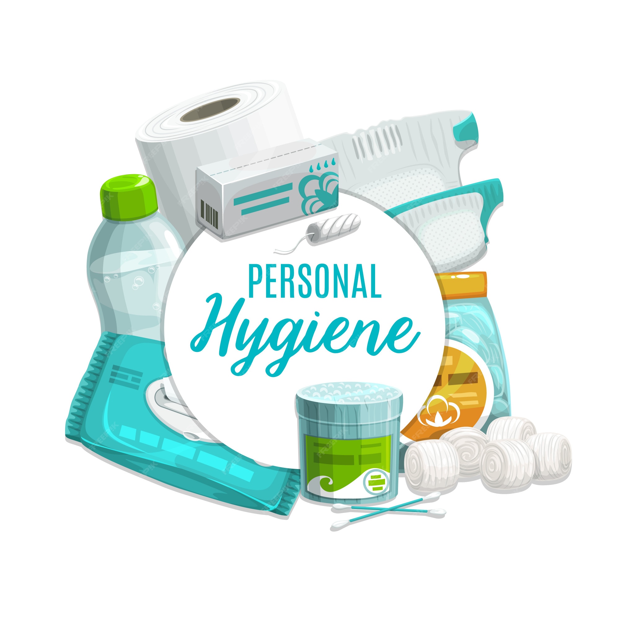 Premium Vector Hygiene And Personal Care Products