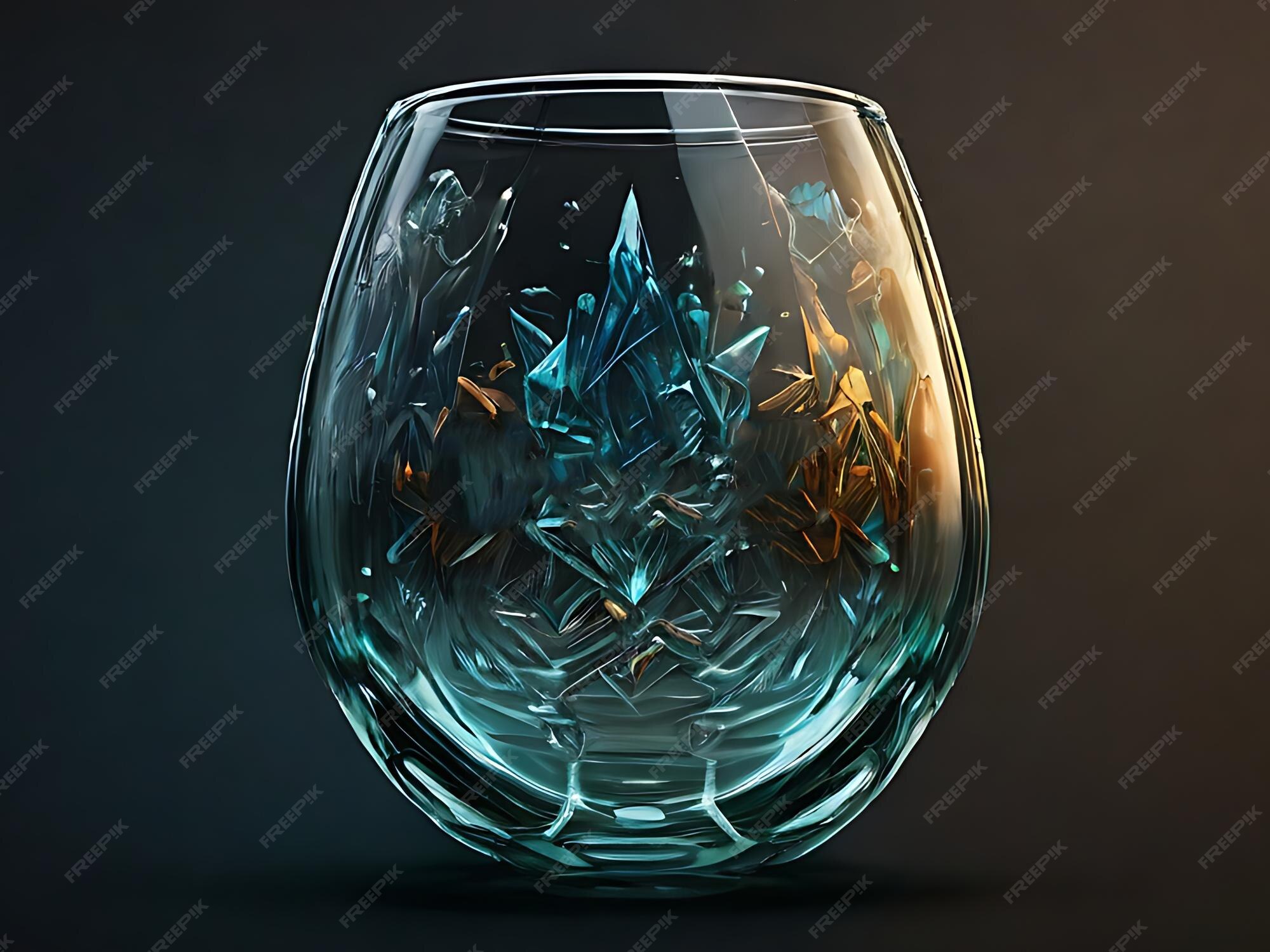 Premium Vector | Ice cubes glass Premium Vector | Ice cubes glass