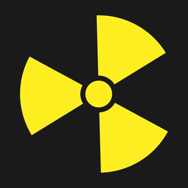 Premium Vector | Icon of radioactivity radioactive material danger or ... Premium Vector | Icon of radioactivity radioactive material danger or ...
