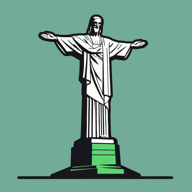 Iconic Christ the Redeemer statue with open arms | Premium AI-generated ... Iconic Christ the Redeemer statue with open arms | Premium AI-generated ...