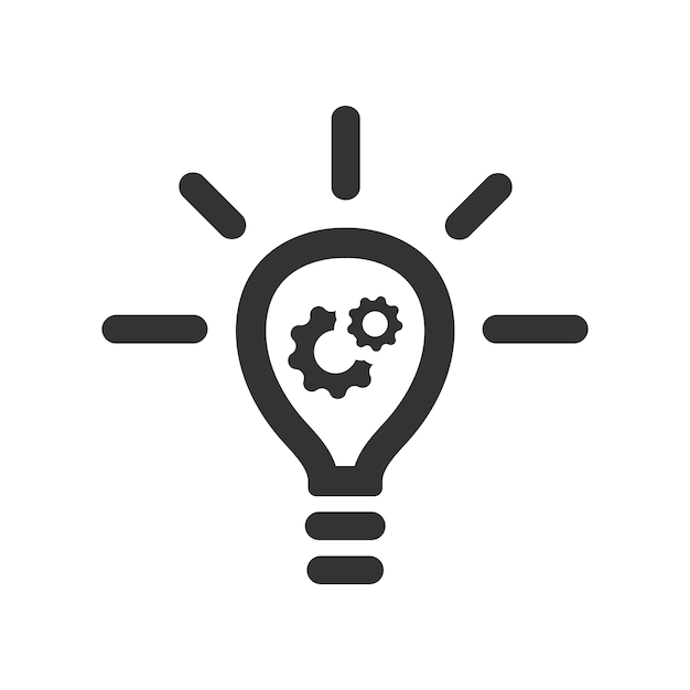 Premium Vector | Idea Brainstorming Icon Premium Vector | Idea Brainstorming Icon