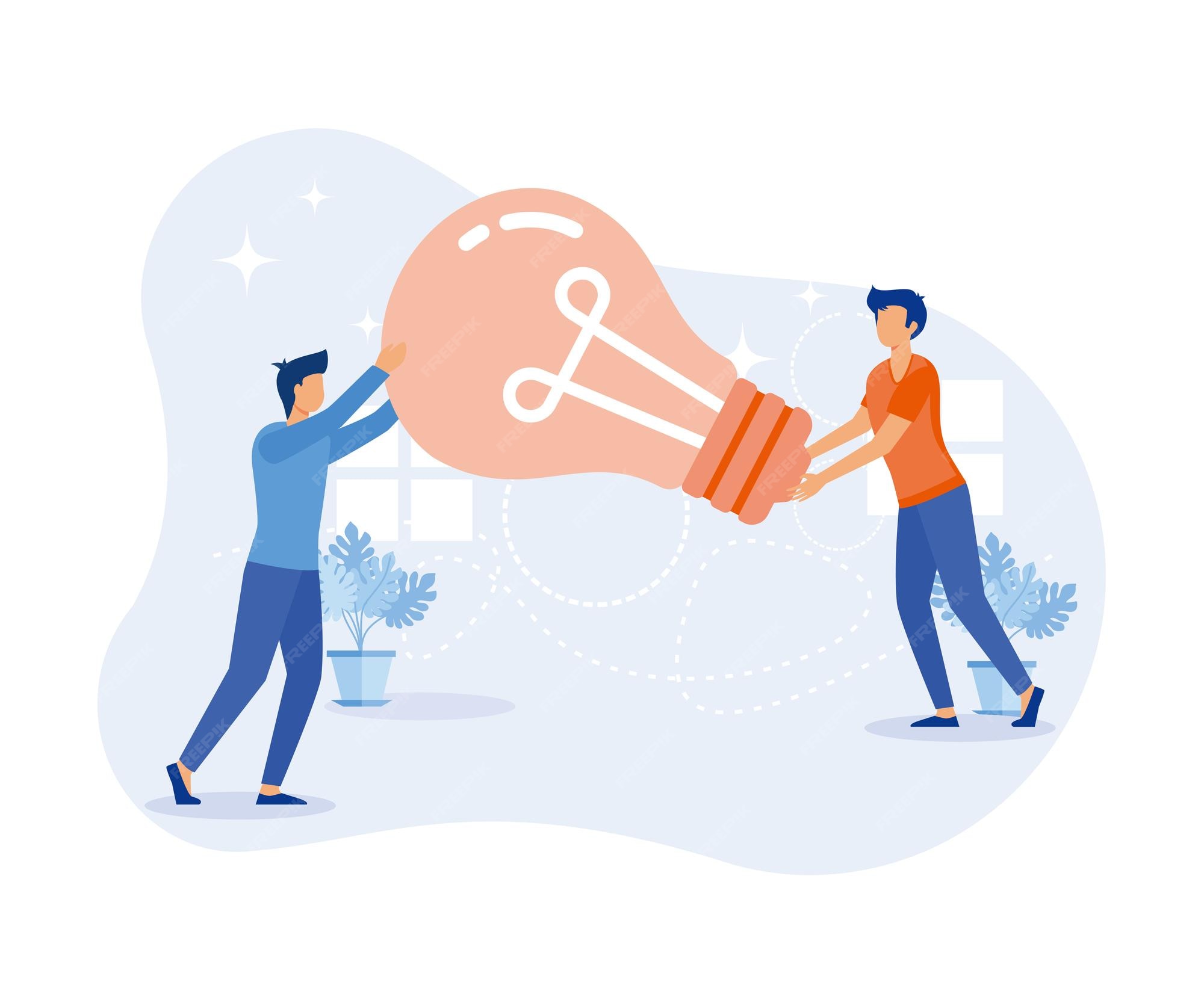 Premium Vector | Idea finding illustration. business solution concept ... Premium Vector | Idea finding illustration. business solution concept ...
