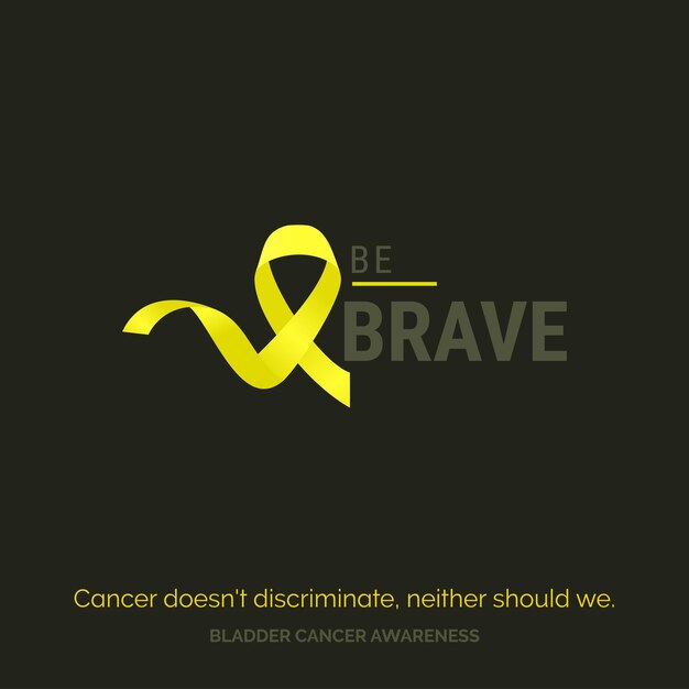 Premium Vector Illuminate The Path Bladder Cancer Awareness Design