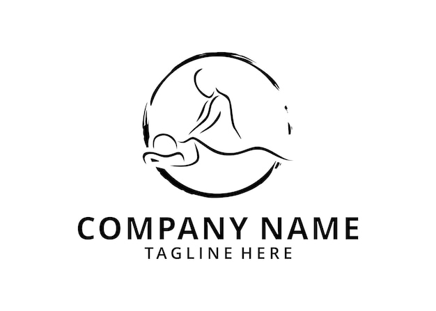 Premium Vector Illustration Body Massage Logo Vector