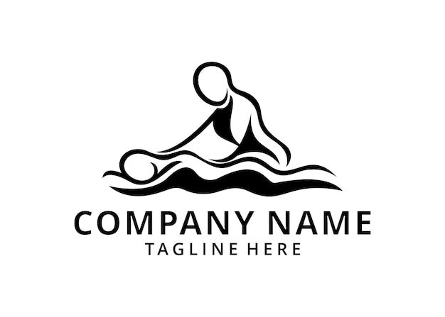 Premium Vector Illustration Body Massage Logo Vector