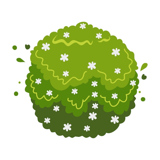 Premium Vector Illustration Of Bush For Decorate The Garden